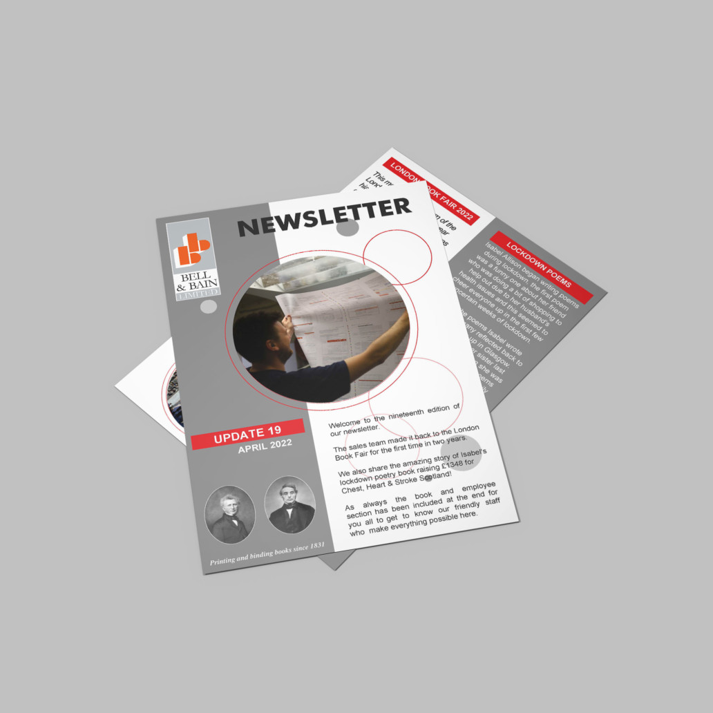 Bell & Bain are a Quality Book & Journal Printing Company