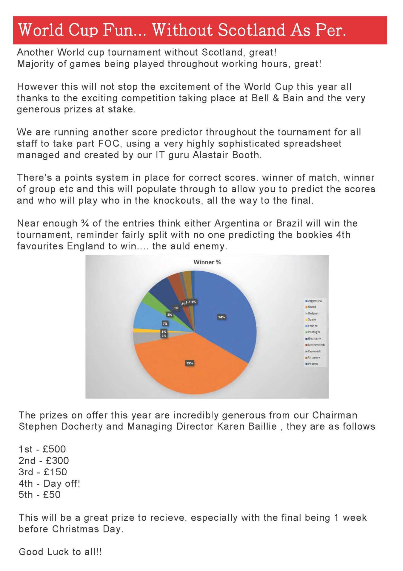 November Newsletter - Bell & Bain